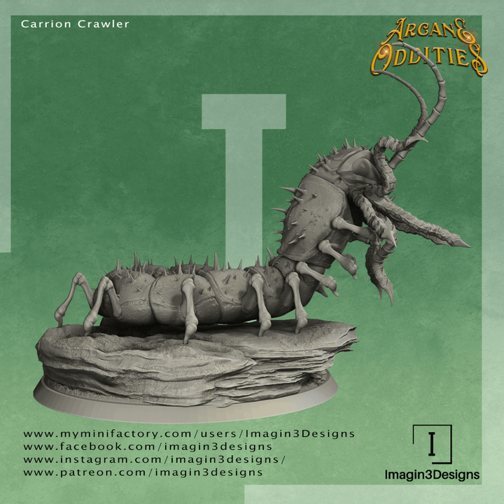 3D Printable Carrion Crawler by Imagin3Designs