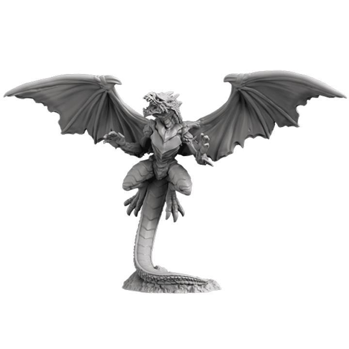 3D Printable Red Dragon by Next Level Miniatures