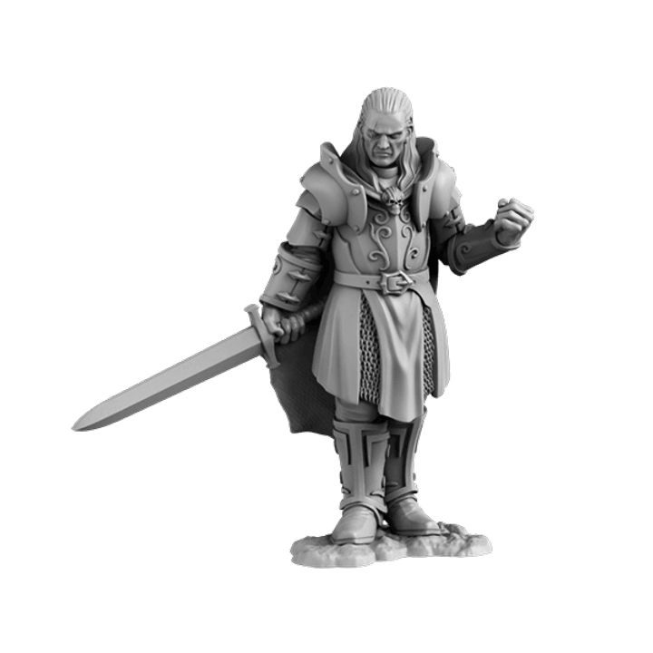 3D Printable Vampire Lord by Next Level Miniatures