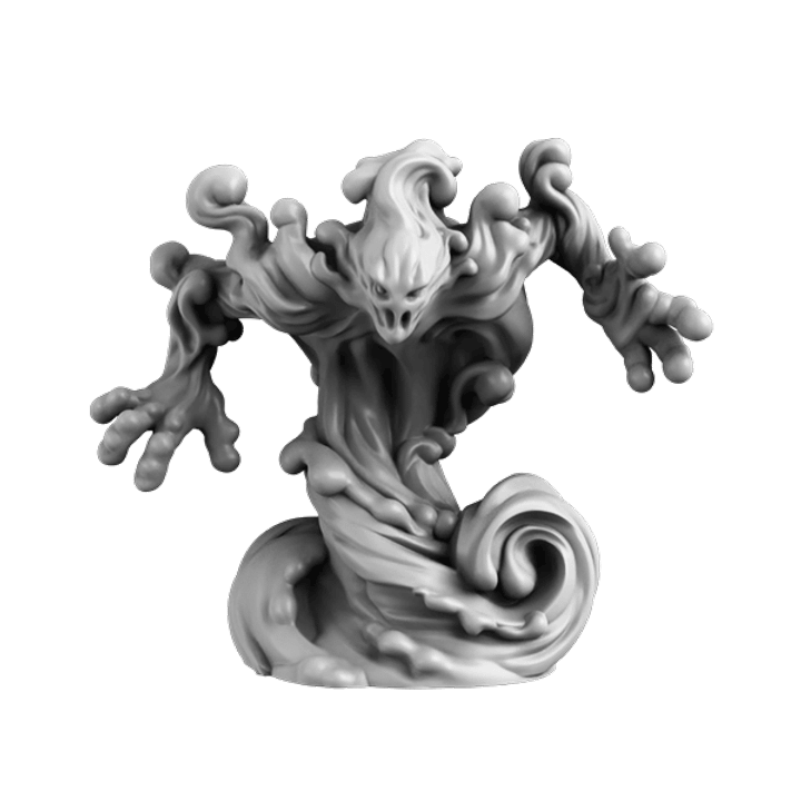 3D Printable Water Elemental by Next Level Miniatures