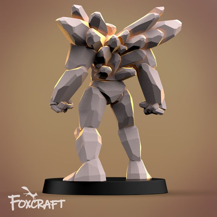 3D Printable Crystal Elemental 1 by FoxCraft Creations