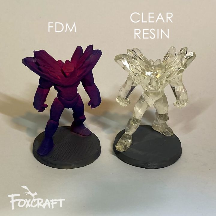 3D Printable Crystal Elemental 1 by FoxCraft Creations