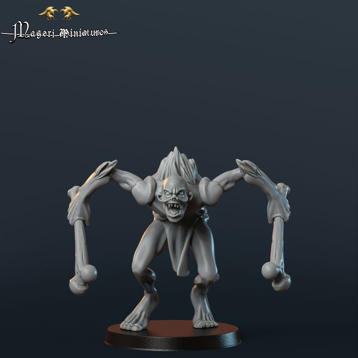 3D Printable Modular Ghouls by Magori Minaitures