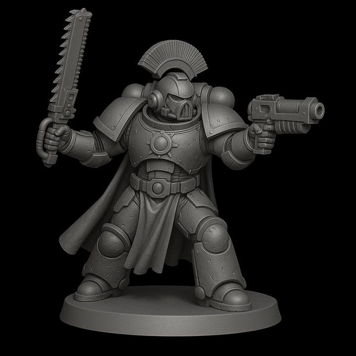 3D Printable Iron Legion Commander by krzysztof Owczarek