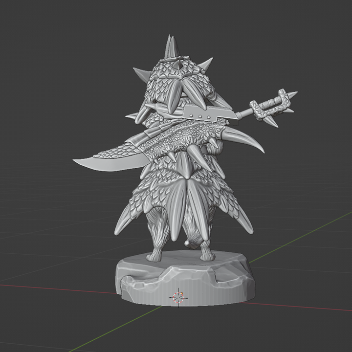 3D Printable Palico Rathalos Set by 3D Gua