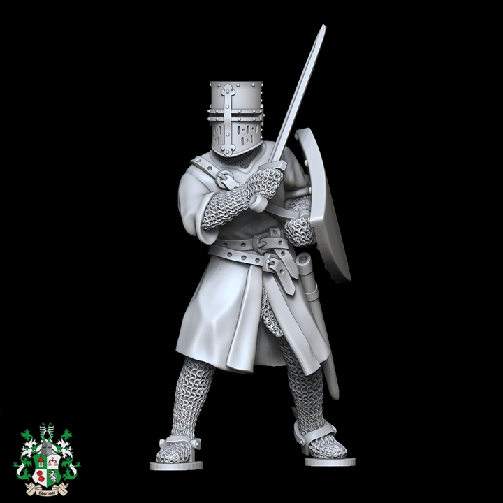 3D Printable Morgan Bible Knight ~1250 by Styriwar