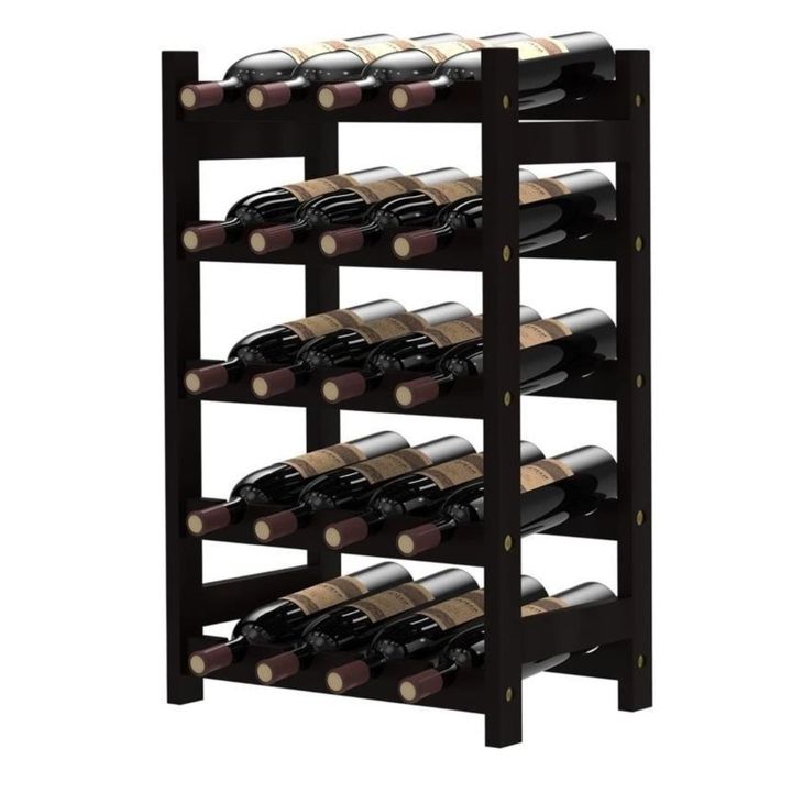 3D Printable Low Poly Wine Rack 3D Model – STL, OBJ, FBX | Digital ...