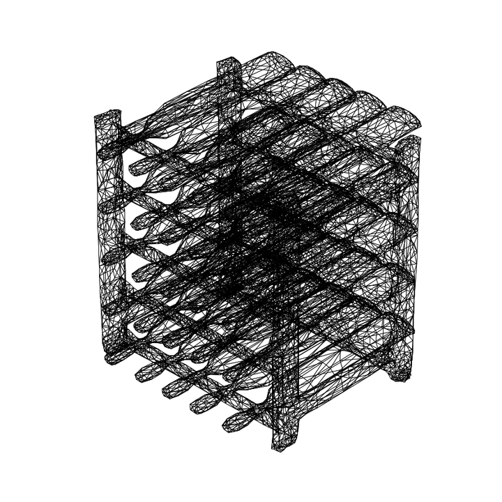 3D Printable Low Poly Wine Rack 3D Model – STL, OBJ, FBX | Digital ...