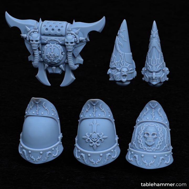 3D Printable Rylos - Infantry Prime Chapter Bloodpriest by Tablehammer