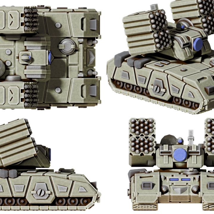 3D Printable Periphery Tough: 2 for 1 Heavy Tank by tinnut