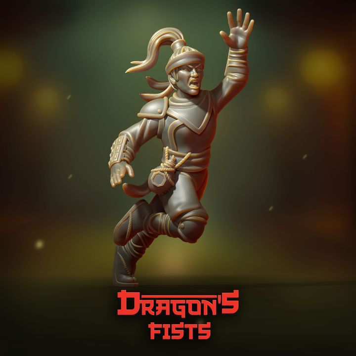 3D Printable Dragon Catcher 1 by Punga Miniatures