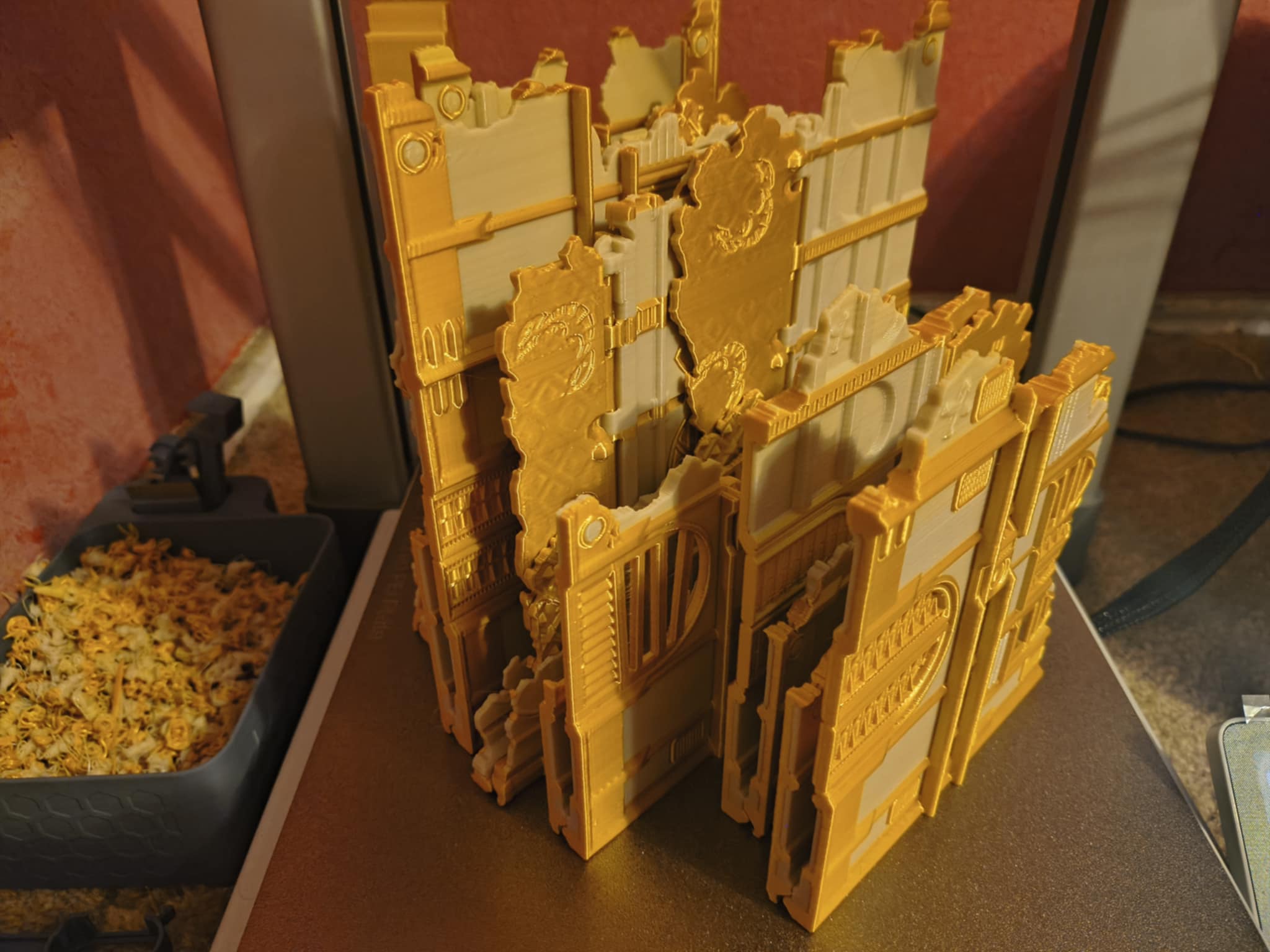 3D Printable Grimdark Foldable GW layout Ruins - Imperial Gothic by ...