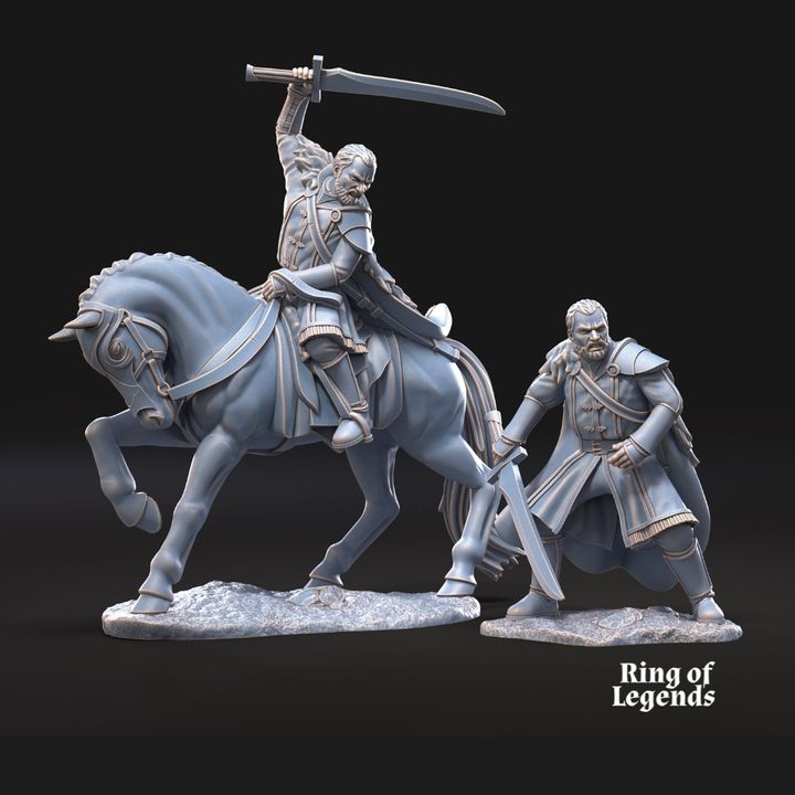 3D Printable KARR the General mtd & ft | Fellmount Reavers | Ring Of ...