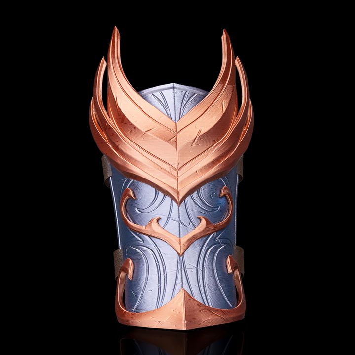 3D Printable Elf Knight Gauntlet & Vambrace by Stlflix