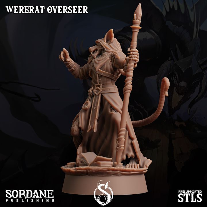 3D Printable Wererat Overseer by Sordane Publishing