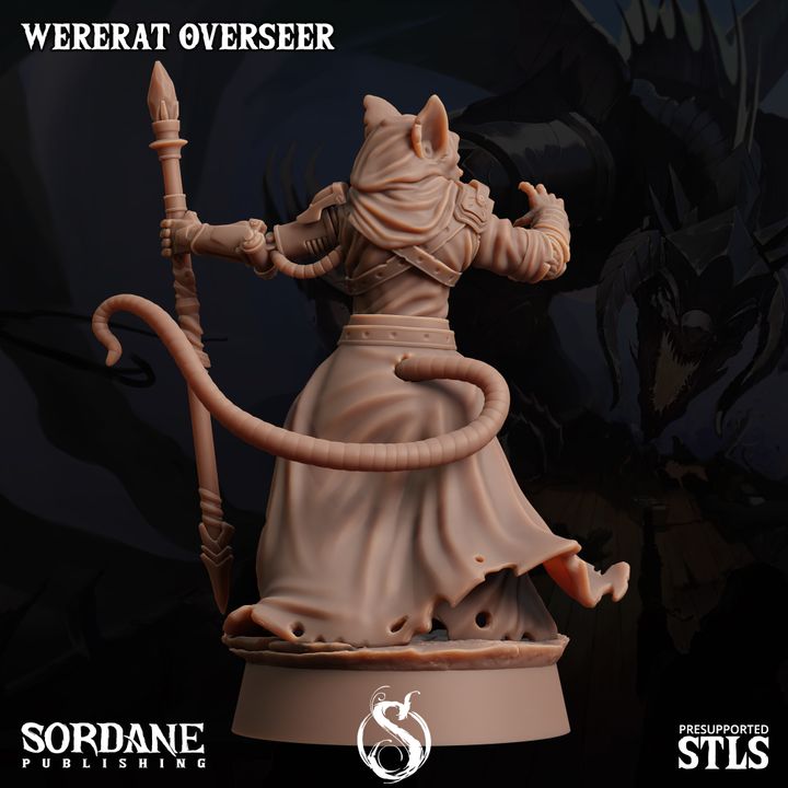 3D Printable Wererat Overseer by Sordane Publishing
