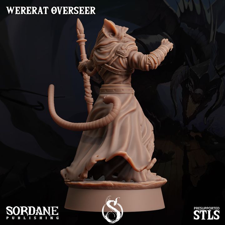 3D Printable Wererat Overseer by Sordane Publishing