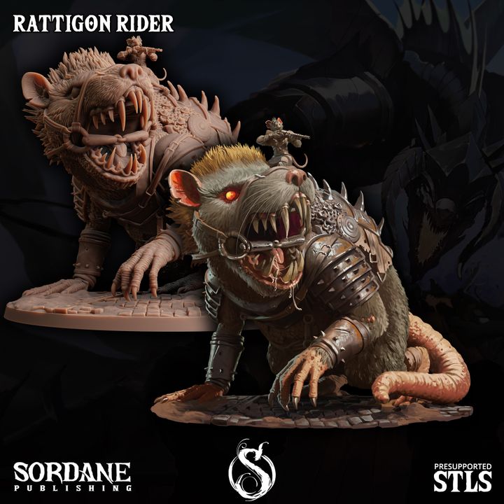 3D Printable Rattigon Riders by Sordane Publishing