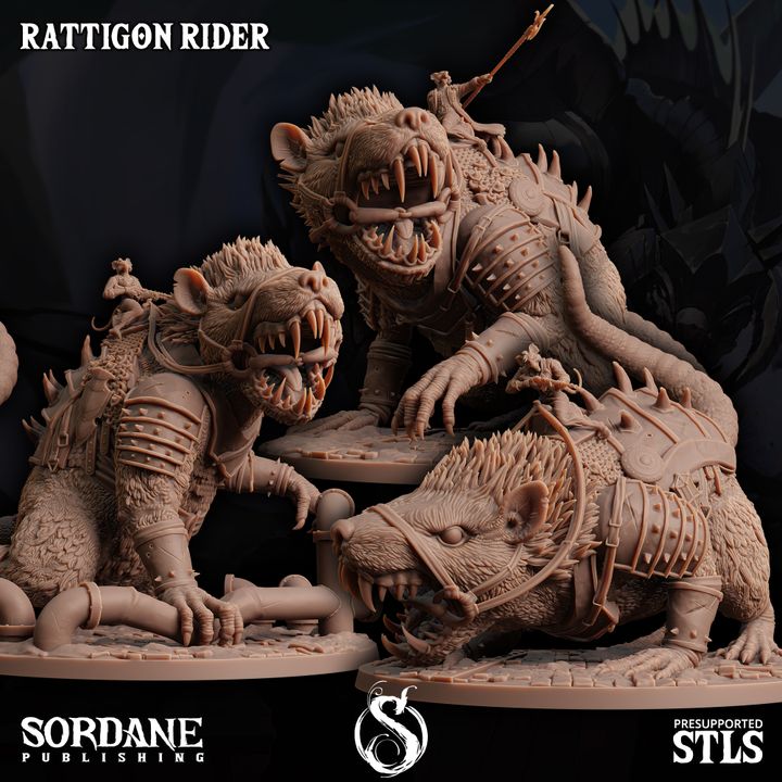 3D Printable Rattigon Riders by Sordane Publishing