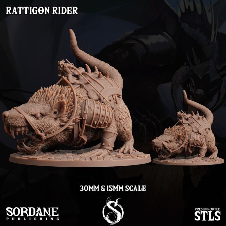 3D Printable Rattigon Riders by Sordane Publishing