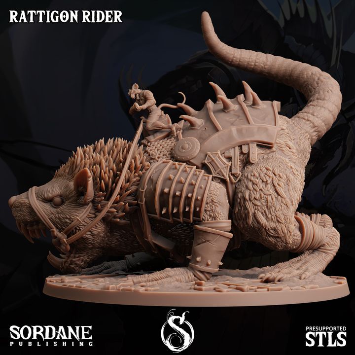 3D Printable Rattigon Riders by Sordane Publishing