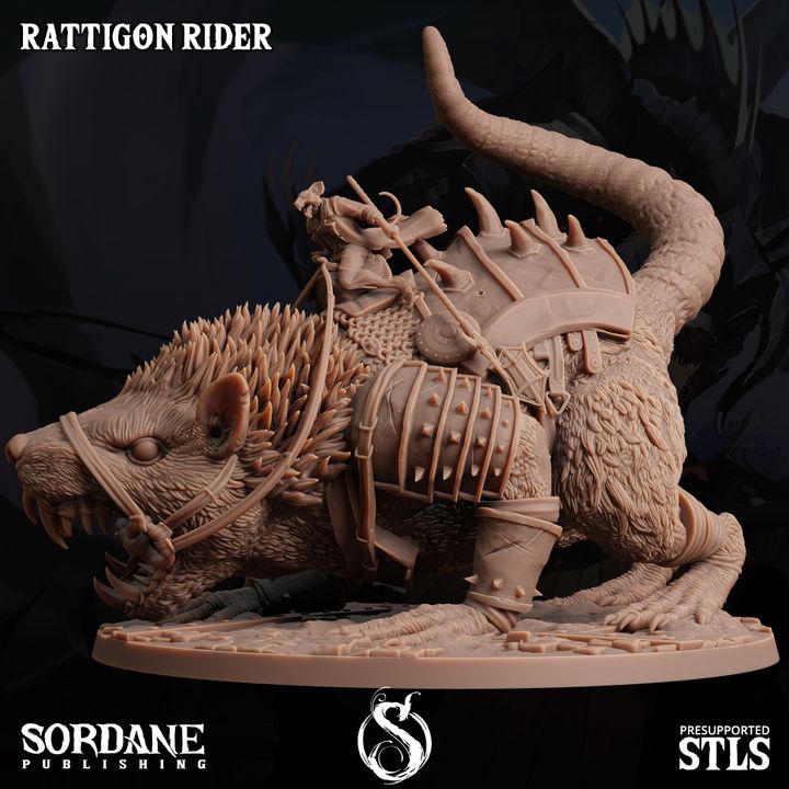 3D Printable Rattigon Riders by Sordane Publishing
