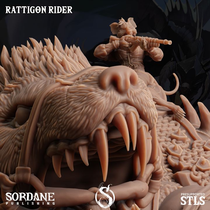 3D Printable Rattigon Riders by Sordane Publishing