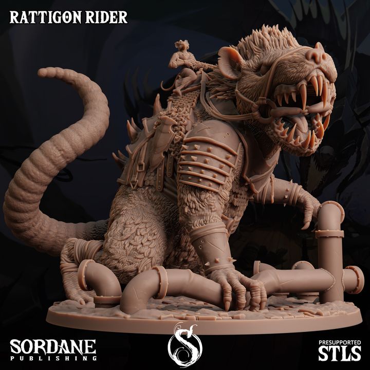 3D Printable Rattigon Riders by Sordane Publishing