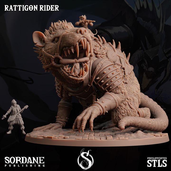 3D Printable Rattigon Riders by Sordane Publishing