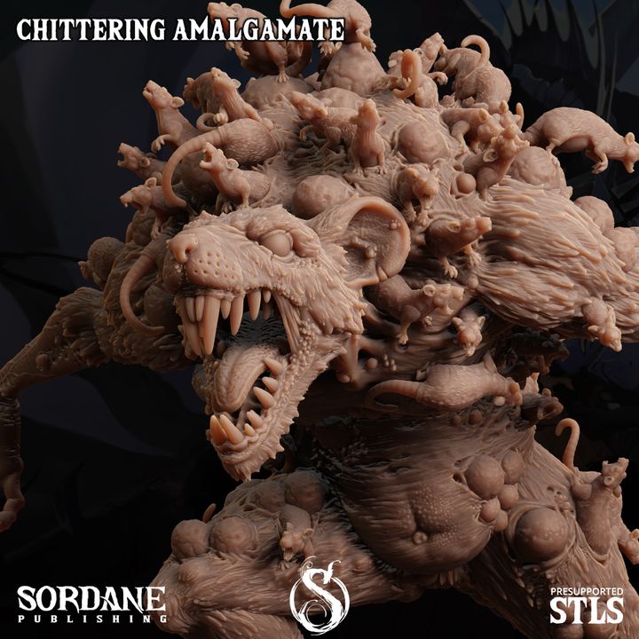 3D Printable Chittering Amalgamate by Sordane Publishing