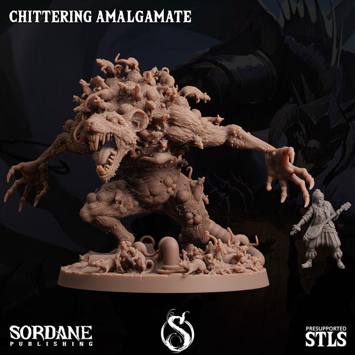 3D Printable Chittering Amalgamate by Sordane Publishing