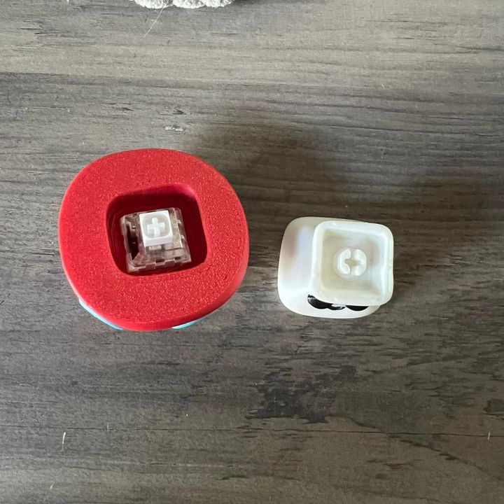 3D Printable Happy Mushy Mushroom Clicky Fidget and Keychain by Tiffany ...