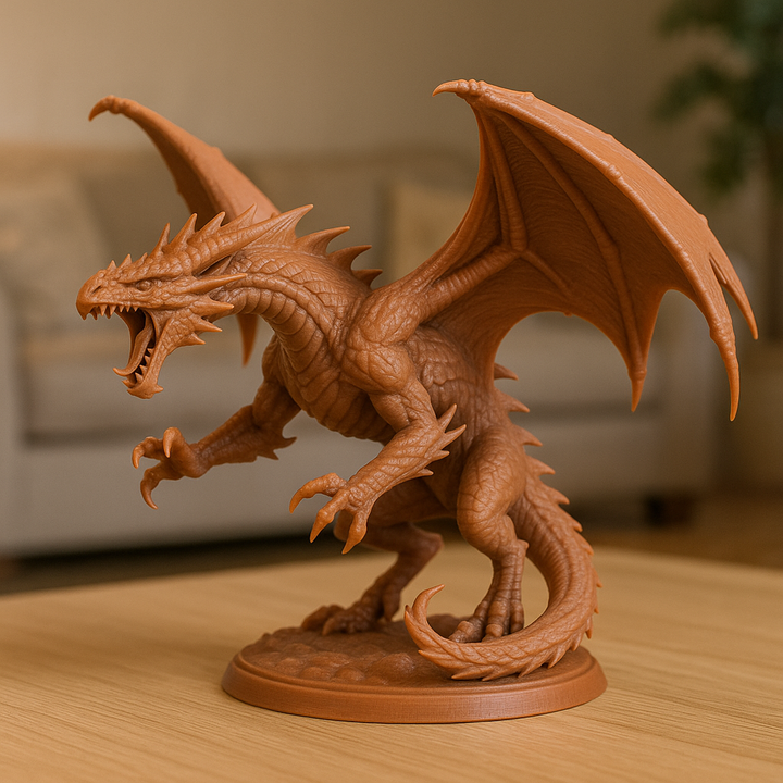 3D Printable Eclipse Serpent, the Dragon of Celestial Darkness by ...