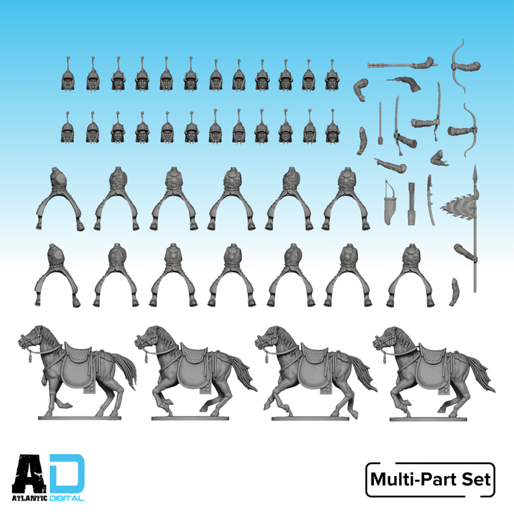 3D Printable Ming Empire Northern Cavalry by Wargames Atlantic