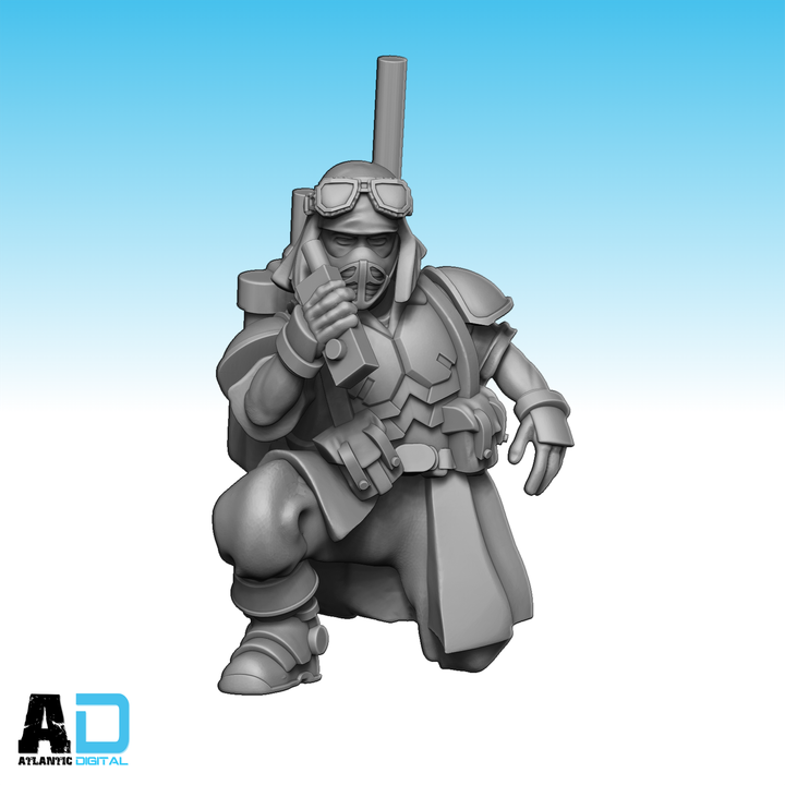 3D Printable Desert Rats Command by Wargames Atlantic
