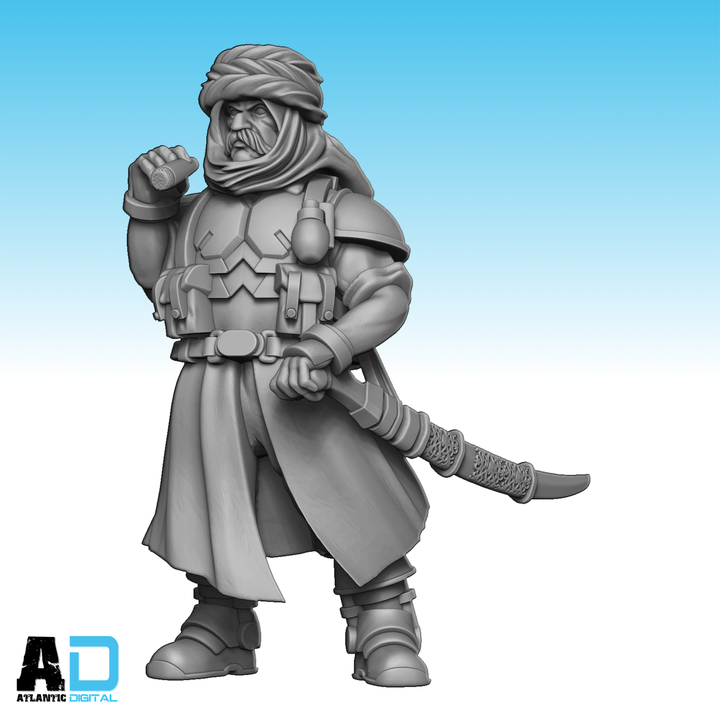 3D Printable Desert Rats Command by Wargames Atlantic
