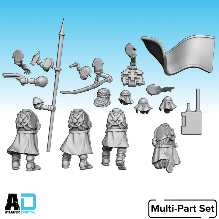 3D Printable Desert Rats Command by Wargames Atlantic