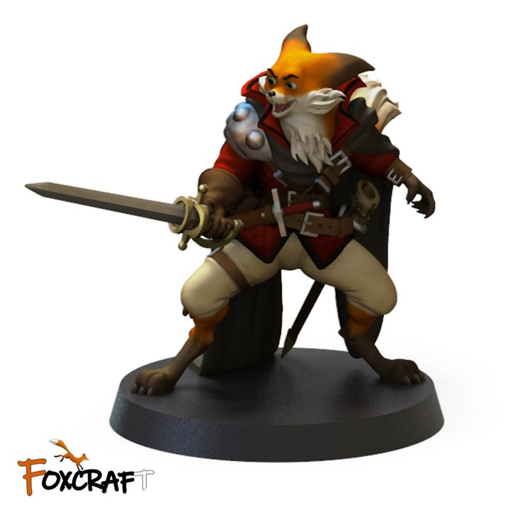 3D Printable Felix Fox by FoxCraft Creations