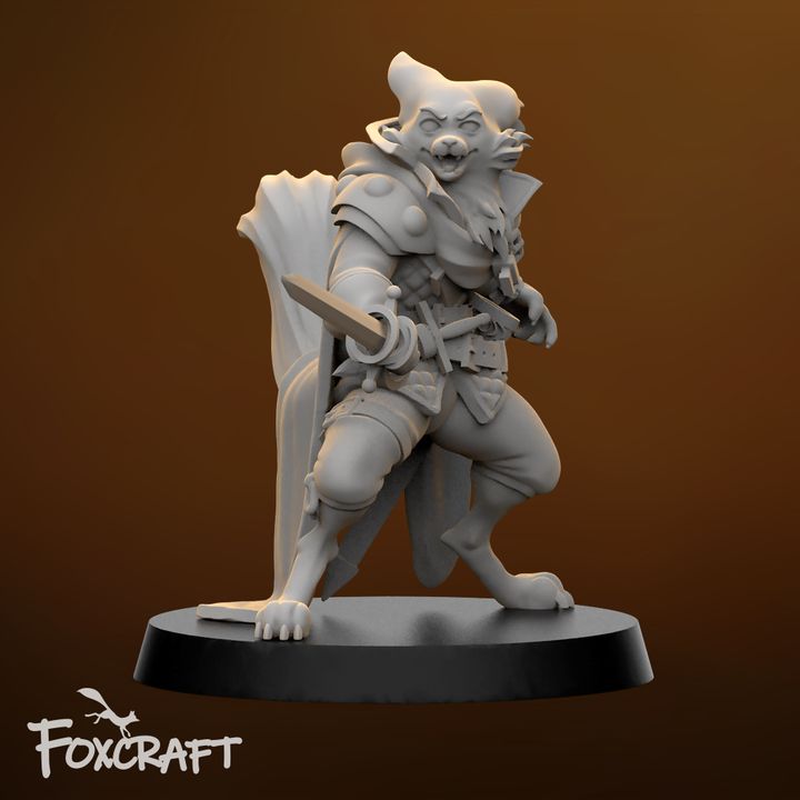 3D Printable Felix Fox by FoxCraft Creations