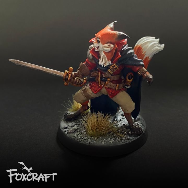 3D Printable Felix Fox by FoxCraft Creations