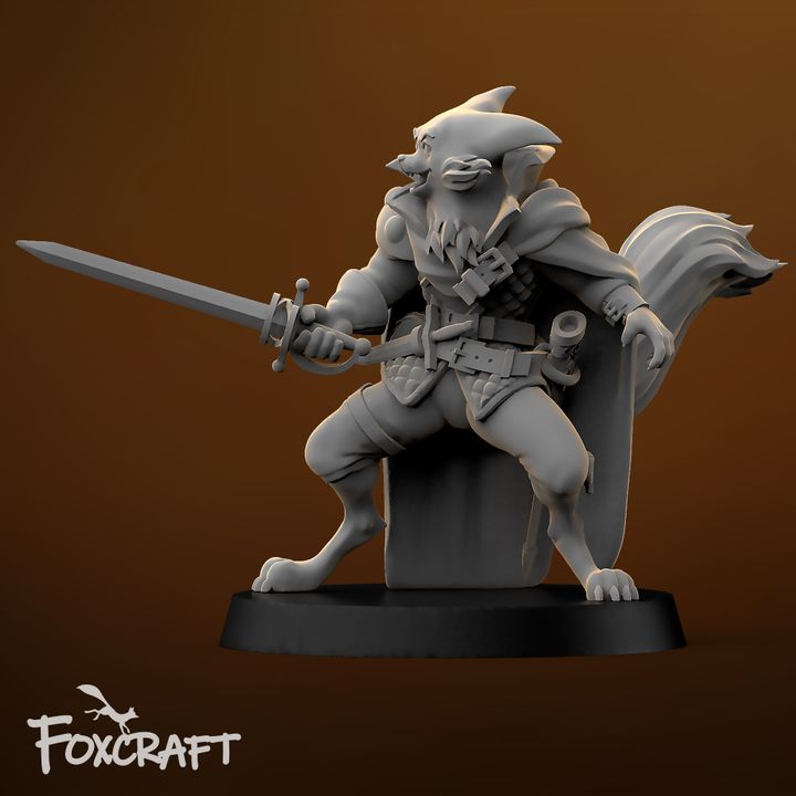 3D Printable Felix Fox by FoxCraft Creations