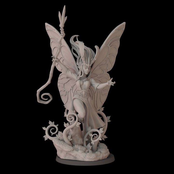 3D Printable Arduinna, Queen of the Woods. by Fantasy Cult Miniatures