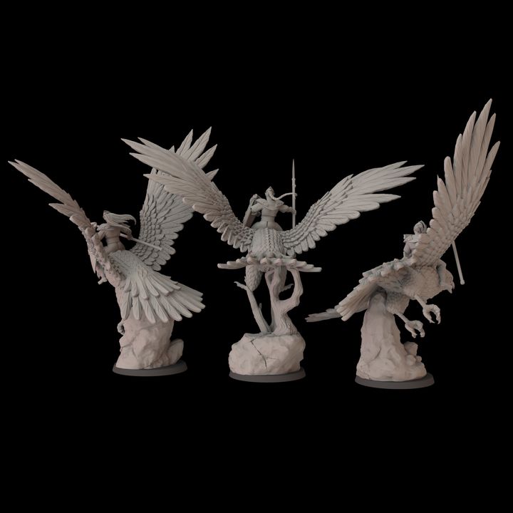 3D Printable Wind Riders. by Fantasy Cult Miniatures
