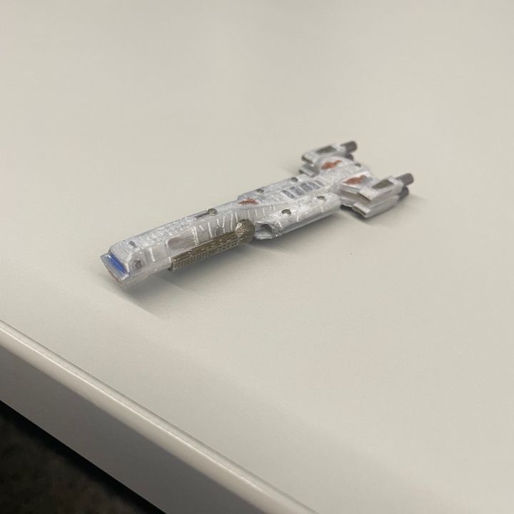 3D Printable Star Wars Corellian Frigate by Jeremy Sharp