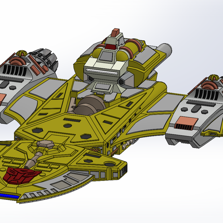 3D Printable 1986 Autobot Shuttle Transformers Movie Armada Scale by ...
