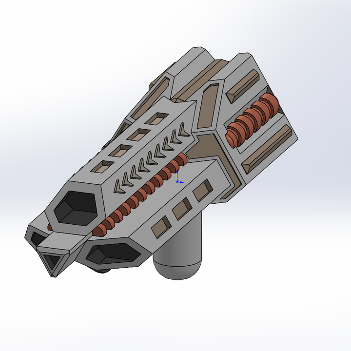 3D Printable Collected Transformers Blasters, 5mm Handles by Jeremy Sharp