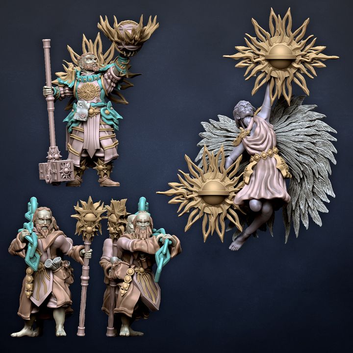 3D Printable Prelate in Altar by Dragon's Lake Miniaturas
