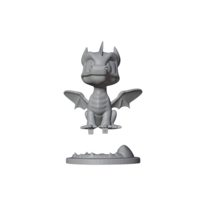 3D Printable Spyro STL Figure – Cute Chibi Spyro the Dragon 3D Print ...