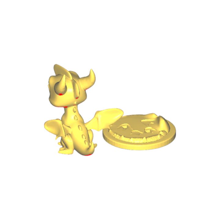 3D Printable Spyro STL Figure – Cute Chibi Spyro the Dragon 3D Print ...