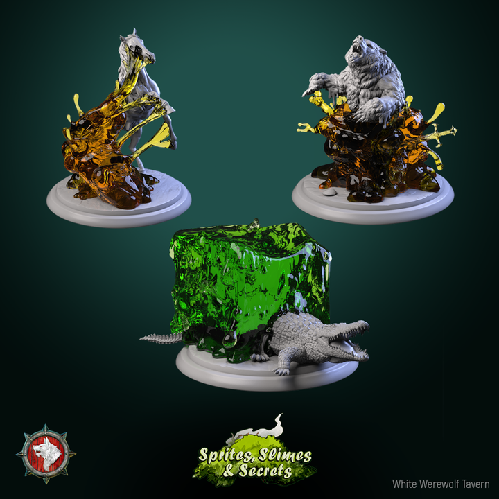 3D Printable May 2025 release "Sprites, Slimes & Secrets" 31 STL's ...